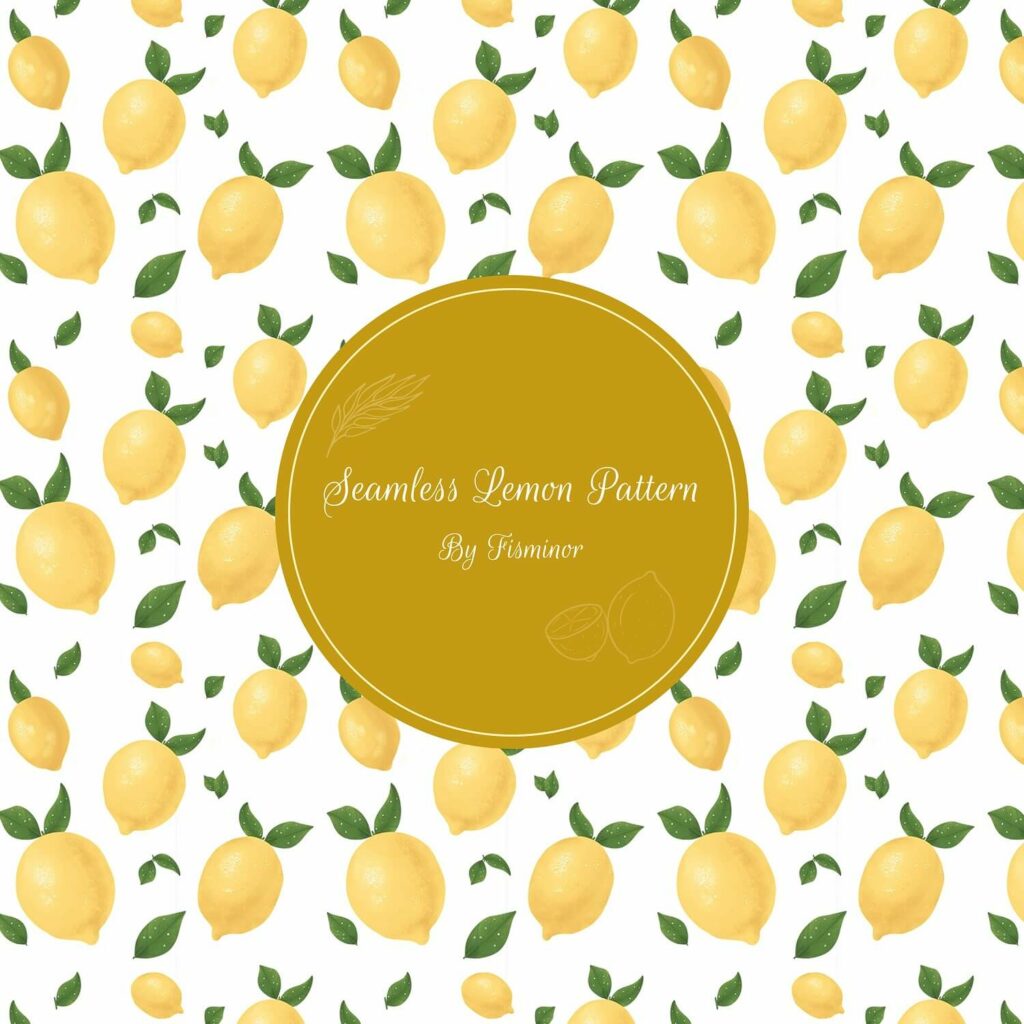 Seamless Lemon Pattern – MasterBundles