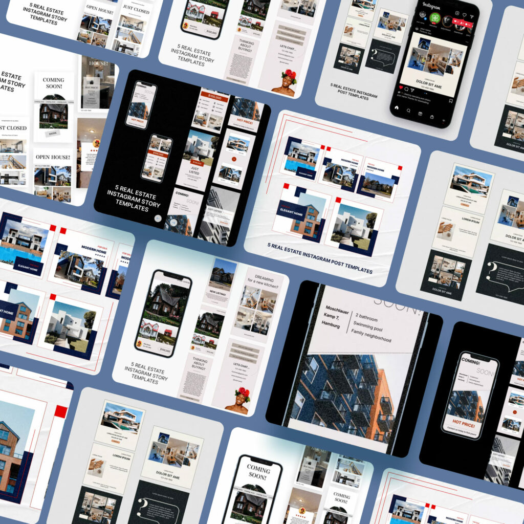 Immense Instagram Templates Bundle: 25 Designs – MasterBundles