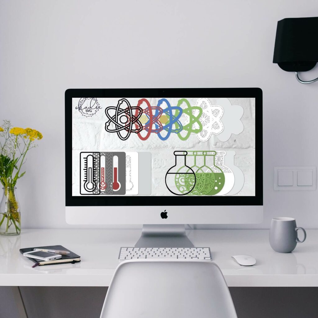 3D Science Mandala SVG Bundle, Science SVG, Chemistry SVG – MasterBundles