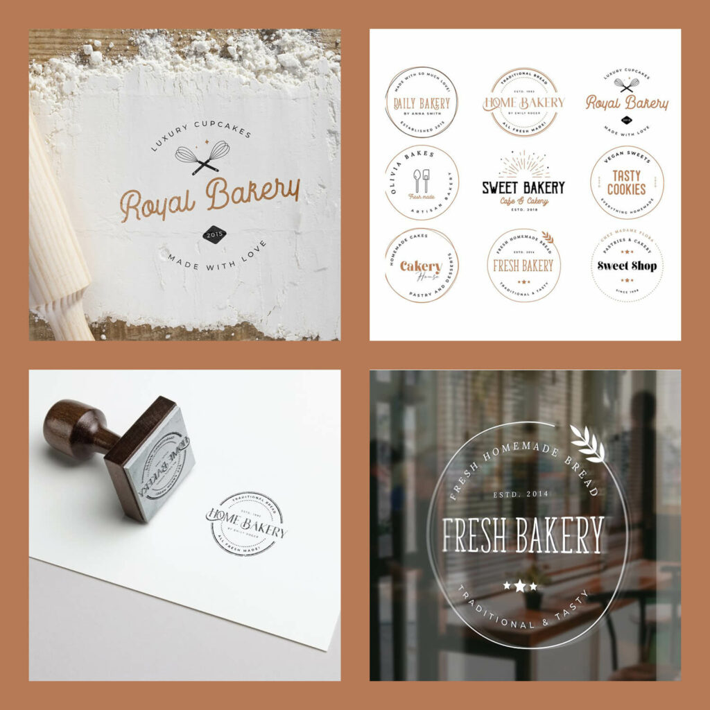 9 Bakery Logo Collection – MasterBundles