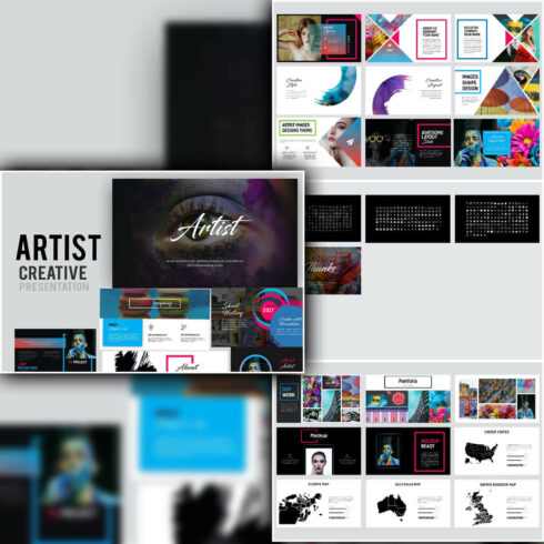 Artist Creative Powerpoint – MasterBundles