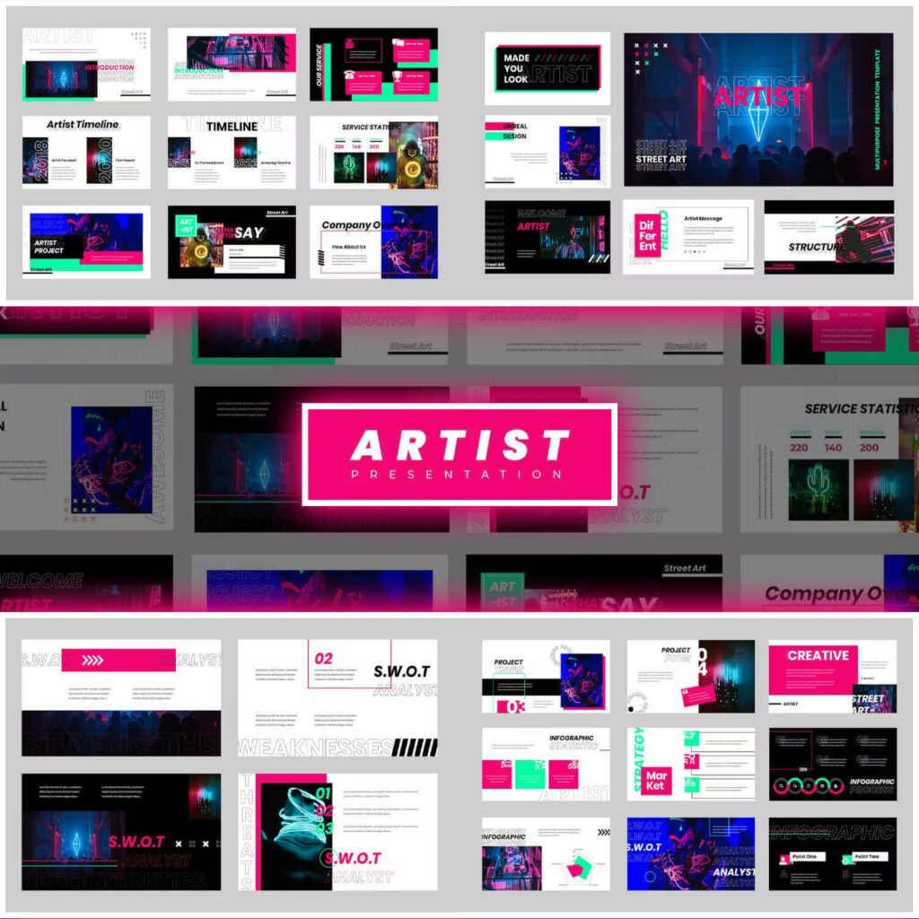 Artist Powerpoint Presentation – MasterBundles