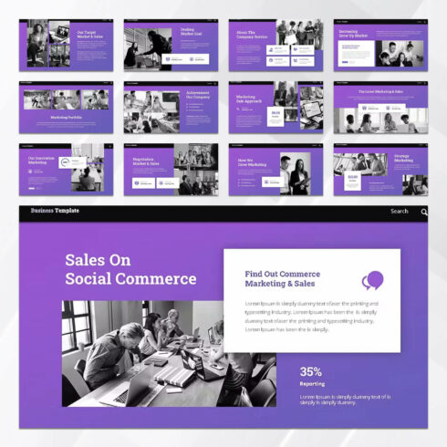 B2B / B2C Digital Marketing & Sales Presentation – MasterBundles