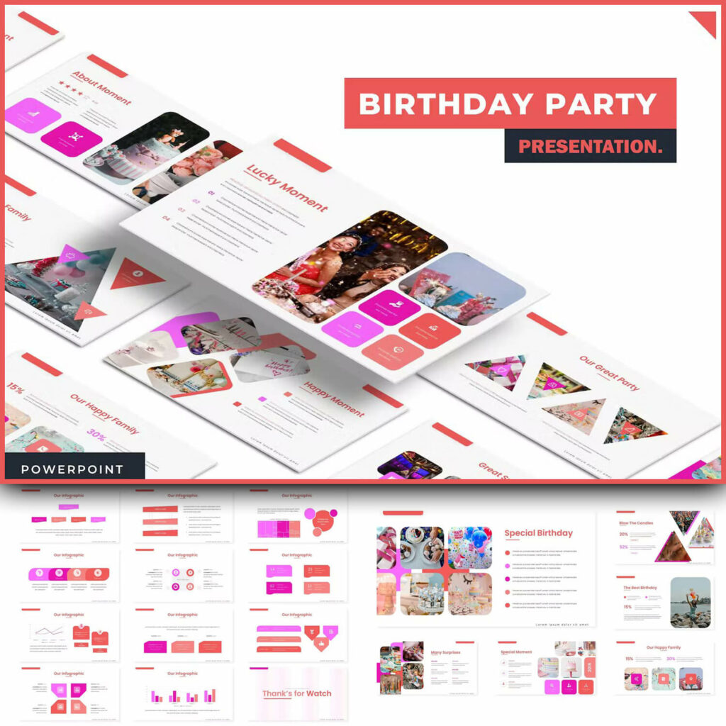 Birthday Party - Powerpoint Template – MasterBundles