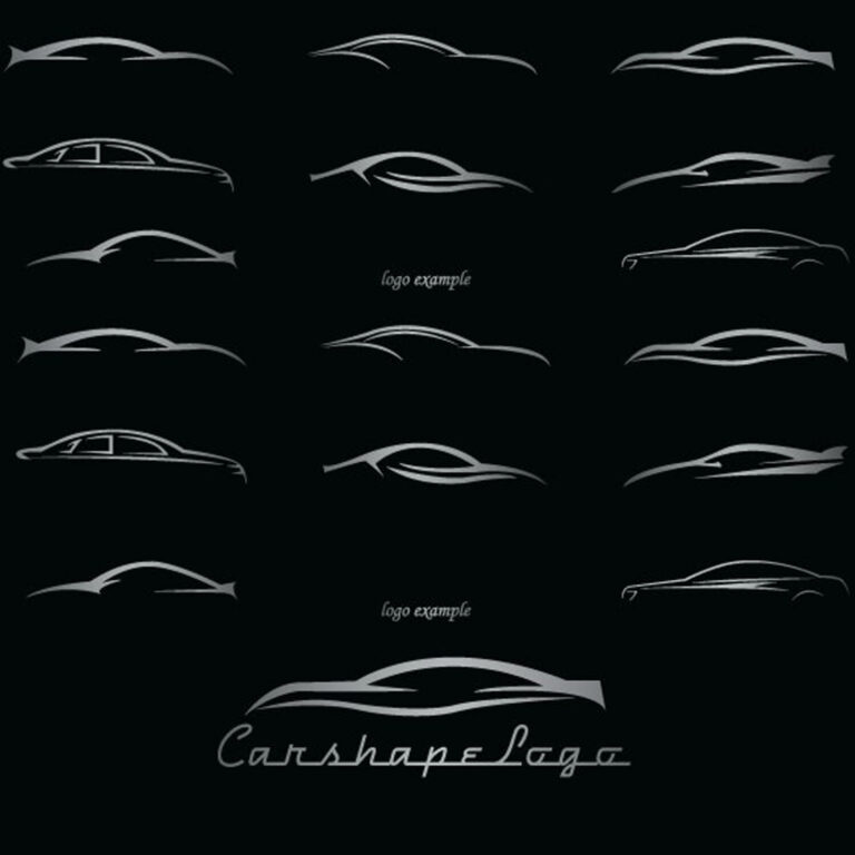 Car Shapes For Logos – MasterBundles