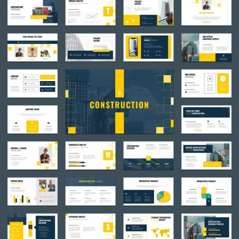 Construction - Powerpoint Template – MasterBundles