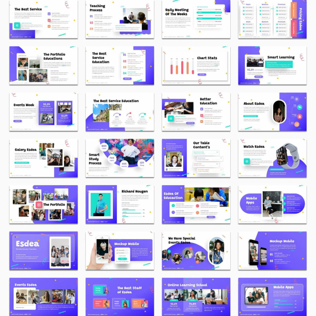 Esdea - Education Powerpoint – MasterBundles