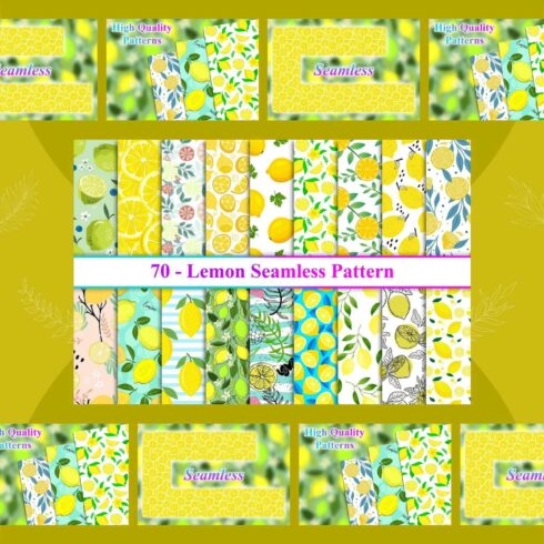Lemon Seamless Pattern – MasterBundles