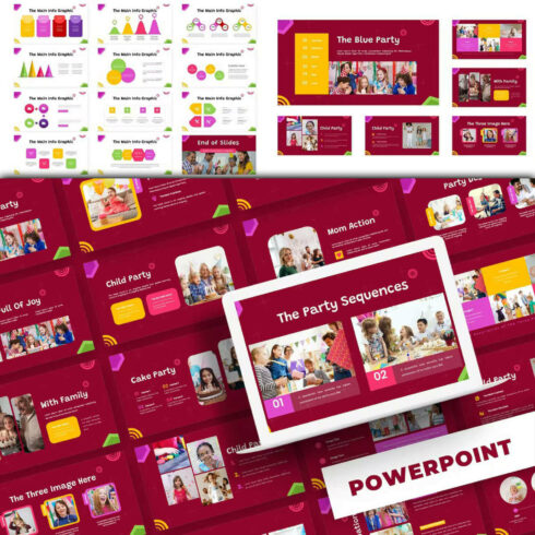 Party Birthday - Powerpoint Template – MasterBundles
