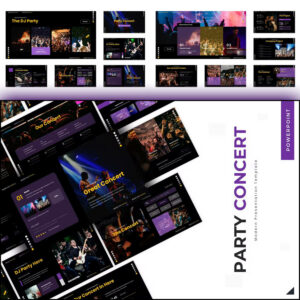 Party Concert - Powerpoint Template – MasterBundles