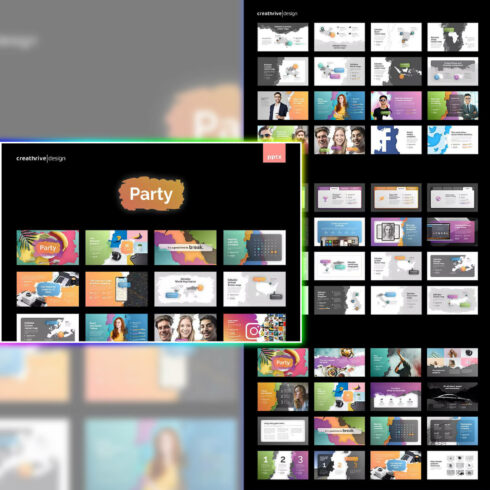 Holiday Party Powerpoint Template – MasterBundles