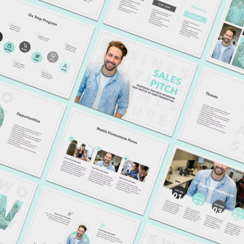 Sales Pitch PowerPoint Template – MasterBundles