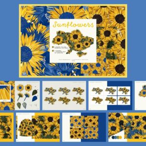 Sunflowers Patterns & Map of Ukraine – MasterBundles