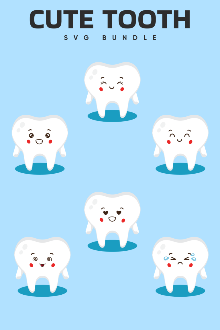 Cute Tooth SVG Free – MasterBundles