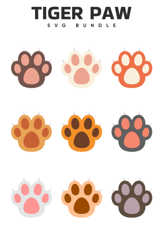 Tiger Paw SVG – MasterBundles