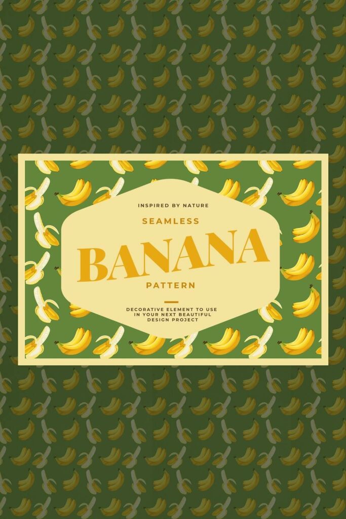 Banana Seamless Pattern Design – MasterBundles