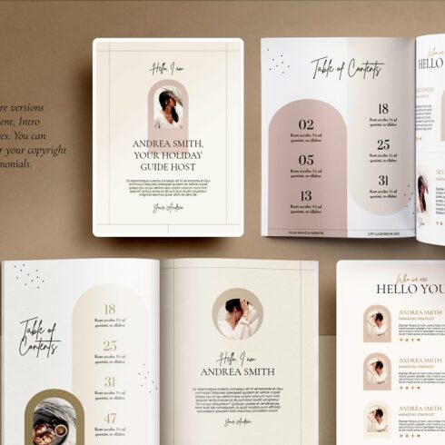 Holiday Gift Guide CANVA, InDesign | Master Bundles