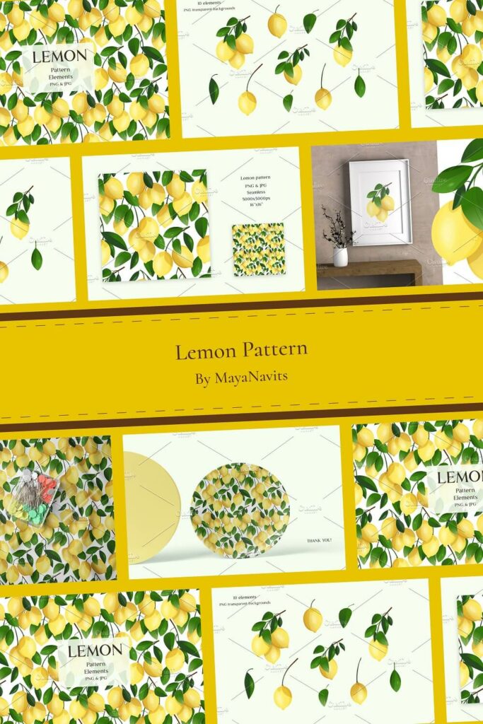 Lemon Pattern – MasterBundles