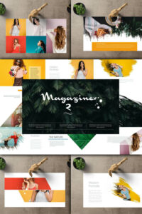 Powerpoint Magazine Template – MasterBundles