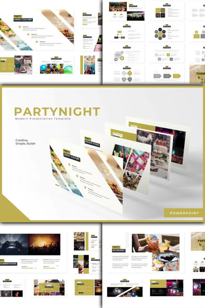 Party Night - Powerpoint Template – MasterBundles