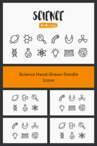 Science Hand-Drawn Doodle Icons | Master Bundles