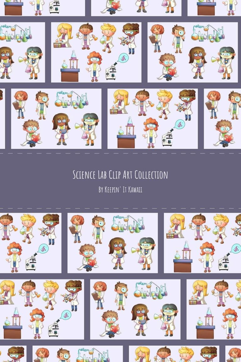 Science Lab Clip Art Collection – MasterBundles