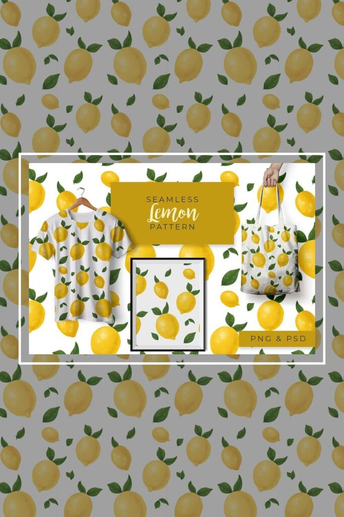 Seamless Lemon Pattern – MasterBundles