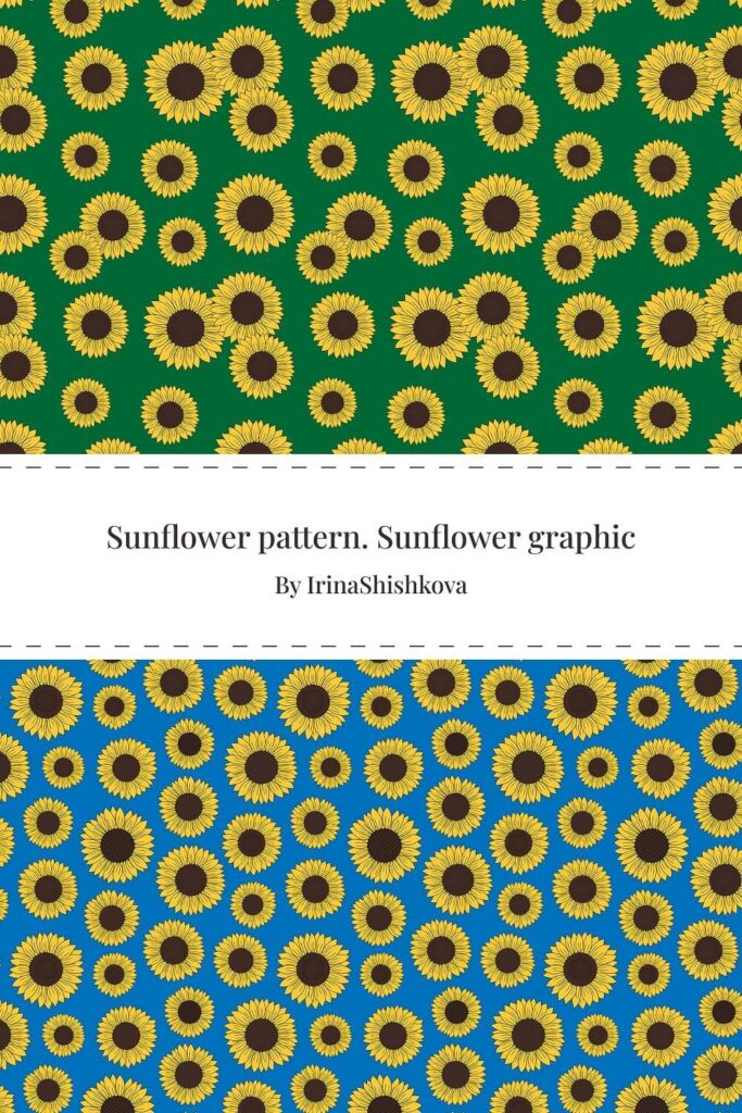 Sunflower Pattern. Sunflower Graphic – MasterBundles