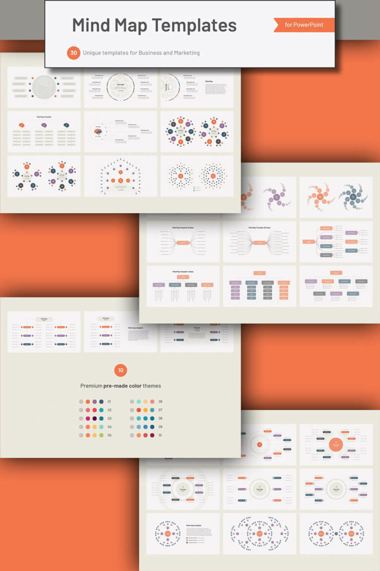 Mind Map PowerPoint Templates – MasterBundles