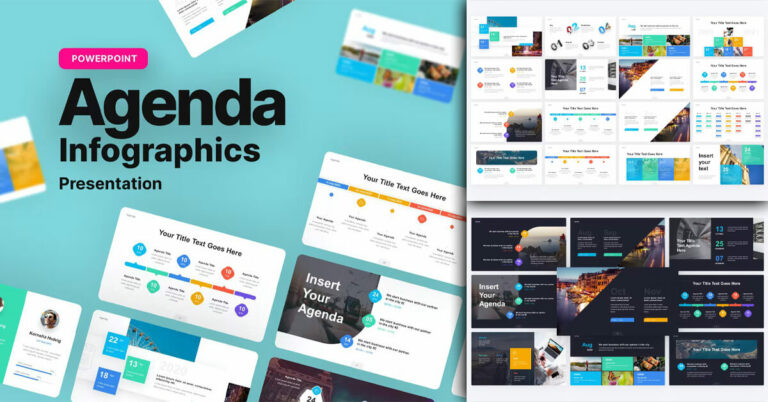 Agenda Planner Infographic PowerPoint Template – MasterBundles