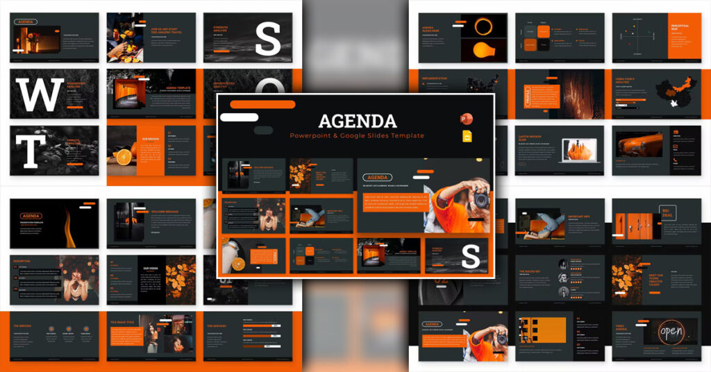Agenda Powerpoint & Google Slides Template – MasterBundles