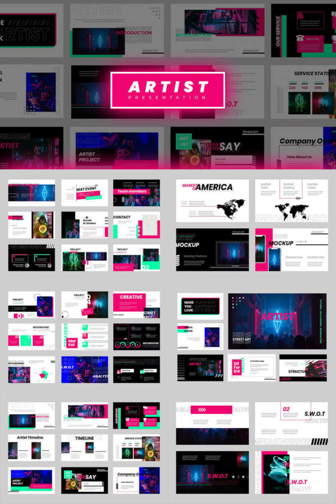 Artist Powerpoint Presentation – MasterBundles