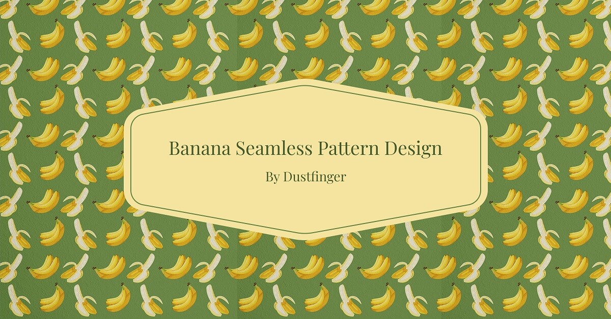 Banana Seamless Pattern Design – MasterBundles