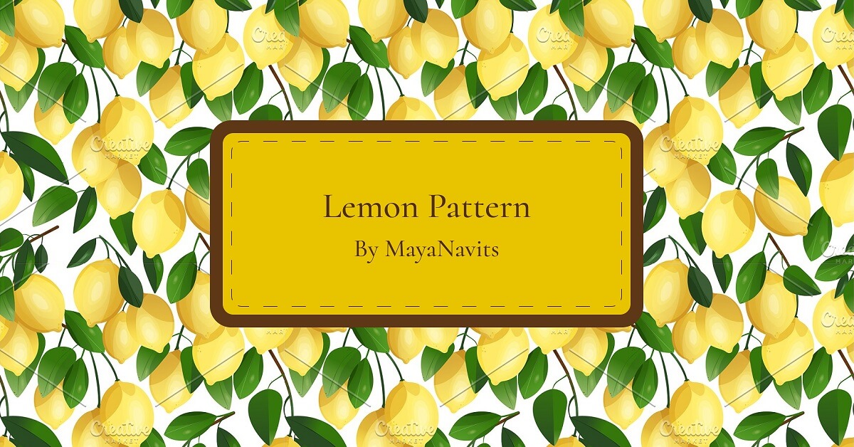 Lemon Pattern – MasterBundles