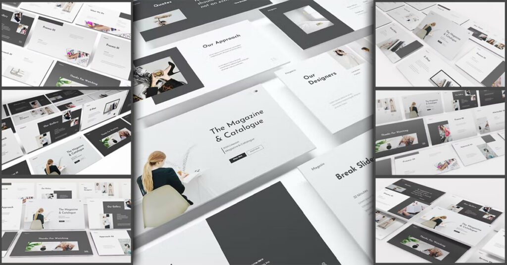 Magazine Lookbook Powerpoint Template – MasterBundles