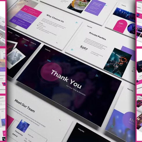 Party Planner Powerpoint Template | Master Bundles