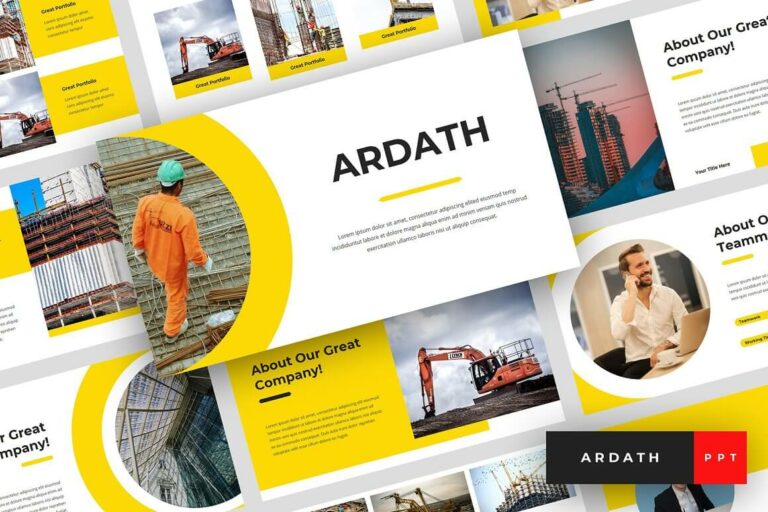 Ardath - Construction PowerPoint – MasterBundles
