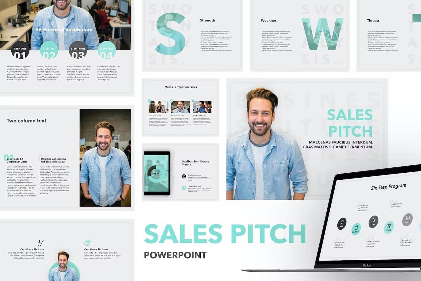 Sales Pitch PowerPoint Template – MasterBundles