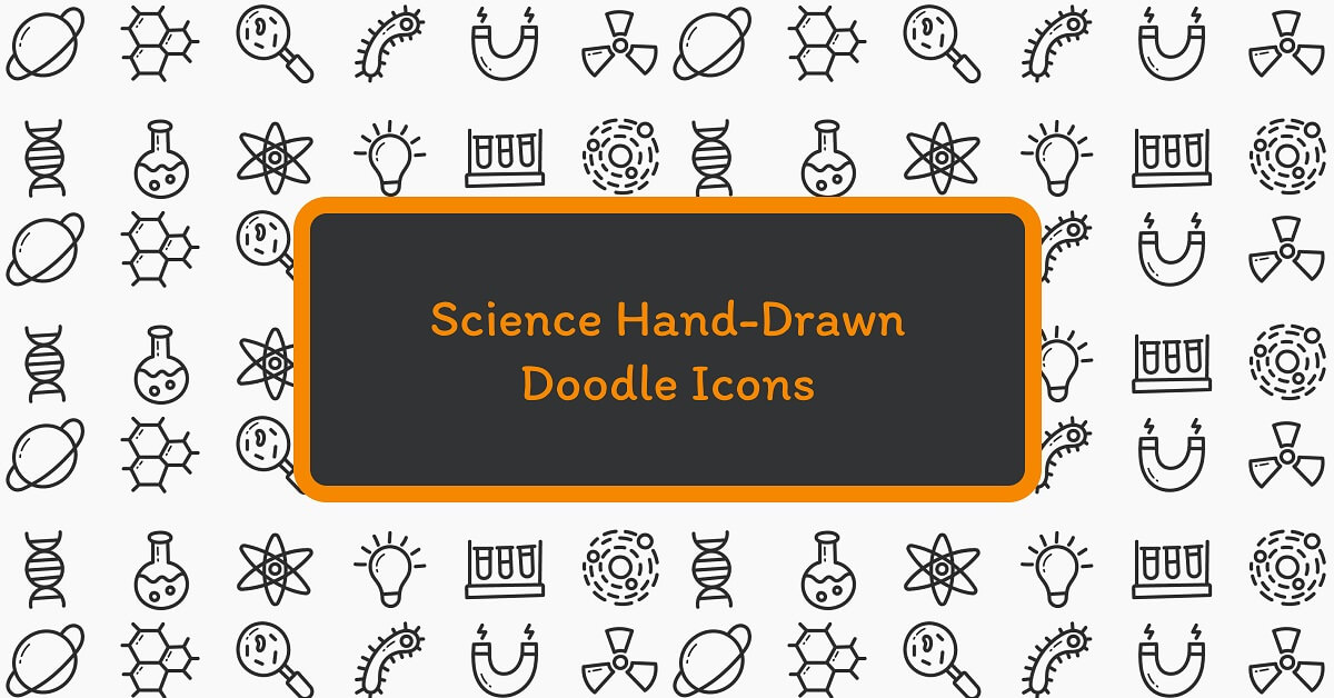 Science Hand-Drawn Doodle Icons – MasterBundles
