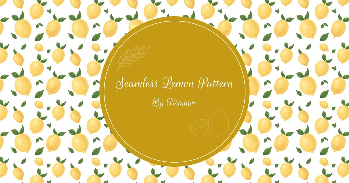 Seamless Lemon Pattern – MasterBundles