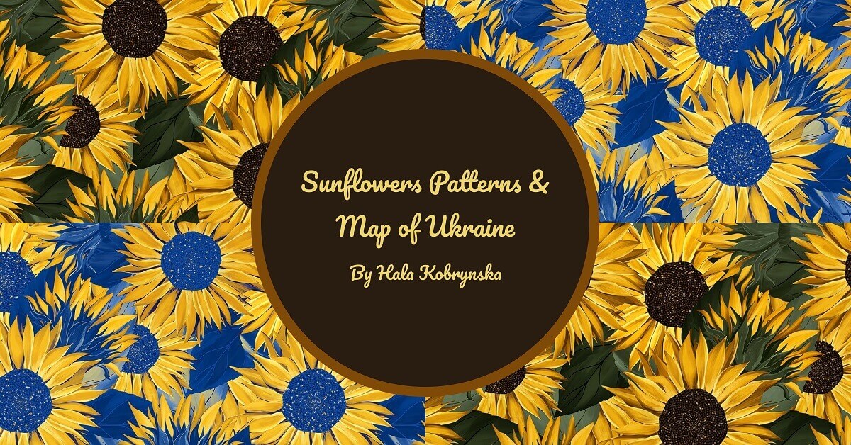 Sunflowers Patterns & Map of Ukraine – MasterBundles