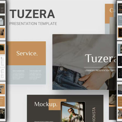 Tuzera - Fashion Magazine Powerpoint Template | Master Bundles