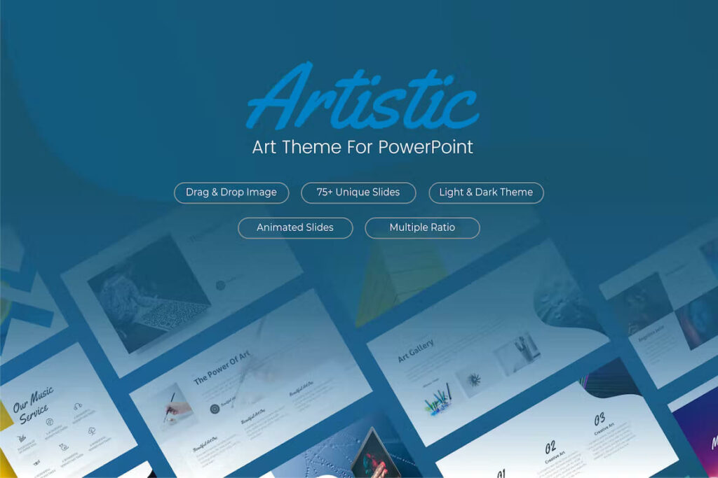 Artistic Presentation Template – MasterBundles