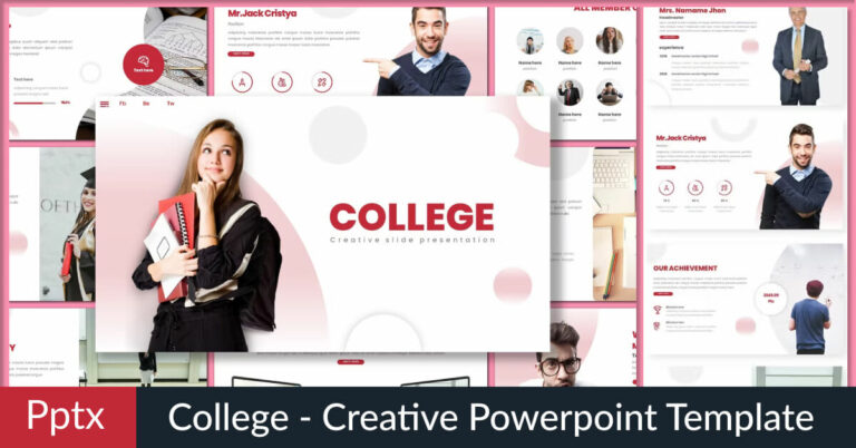 College - Creative Powerpoint Template – MasterBundles