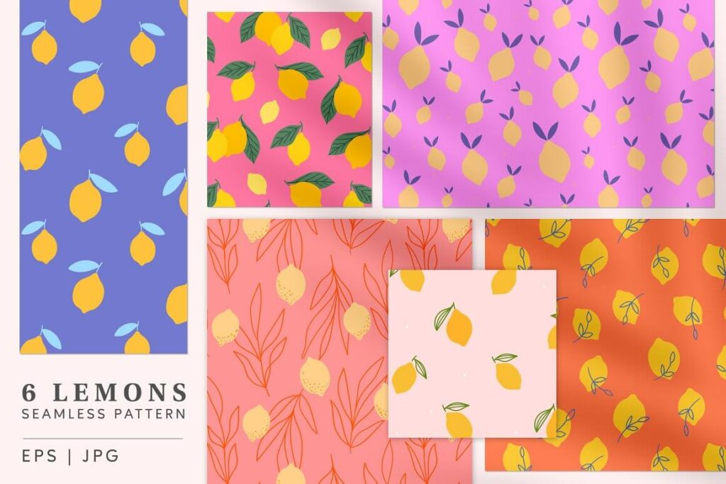 Fruits Seamless Patterns – MasterBundles
