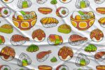 Japan Food Seamless Pattern Pack – MasterBundles
