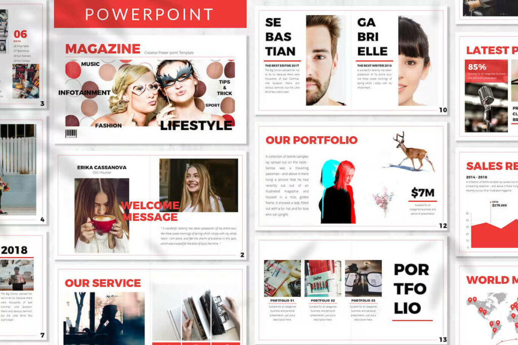 Magazine - Business Powerpoint Template – MasterBundles