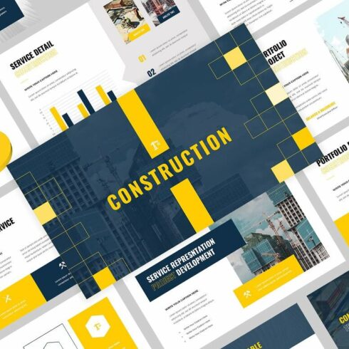 Construction - Powerpoint Template | Master Bundles