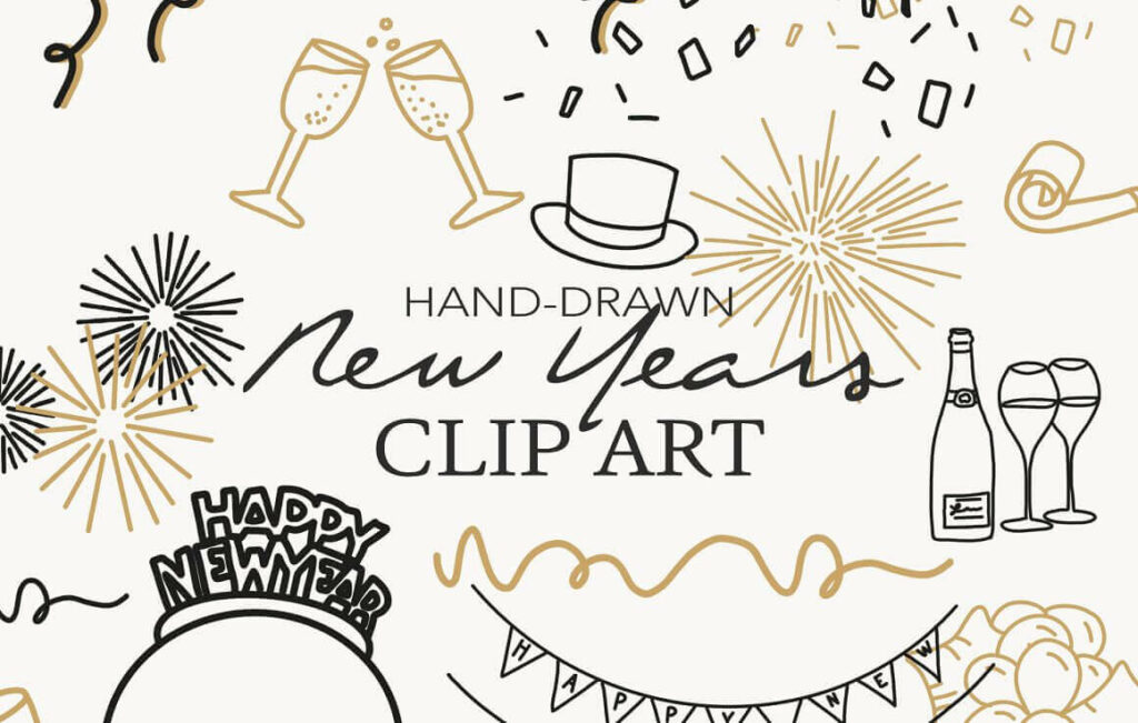 New Years Clip Art – MasterBundles