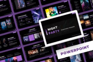 Night Party - Powerpoint Template – MasterBundles